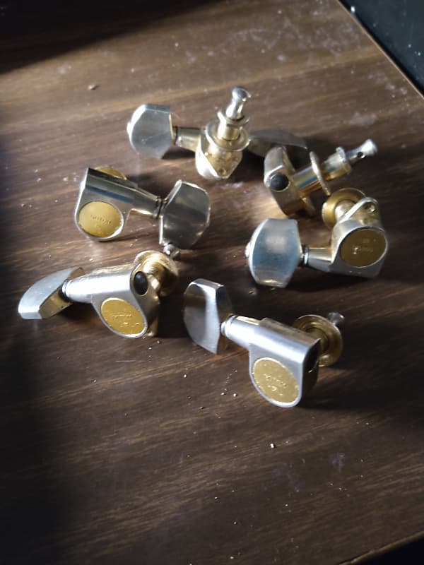 Gotoh Gold Tuner Set Tuning Head 3 x 3 set -- | Reverb Australia