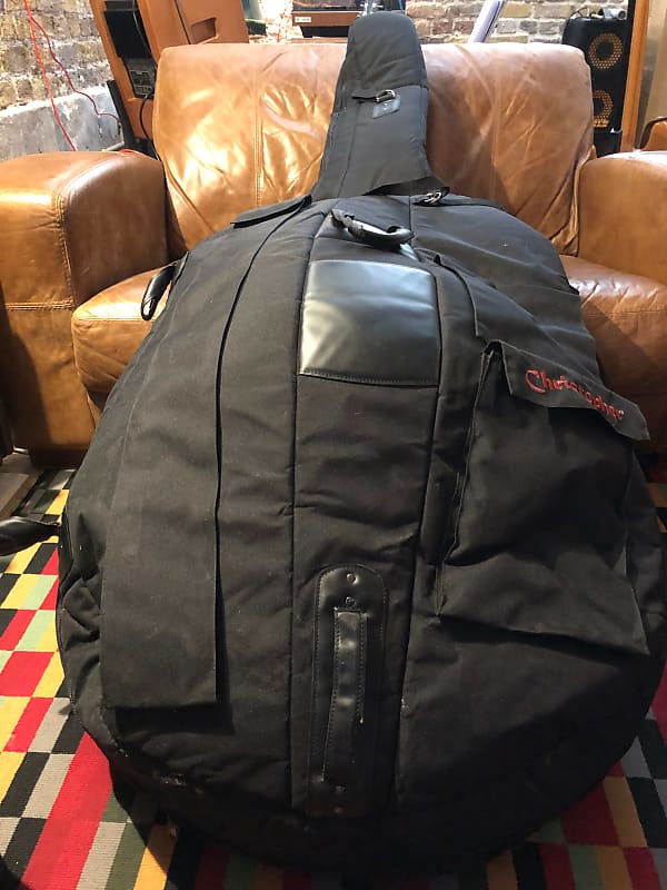Double bass Soft case Christopher Concord Deluxe black Very | Reverb