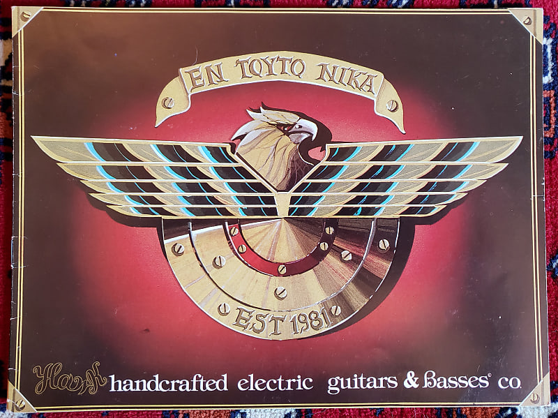 Hawk Guitar and Bass Catalog - Made in Athens Greece 1985 | Reverb