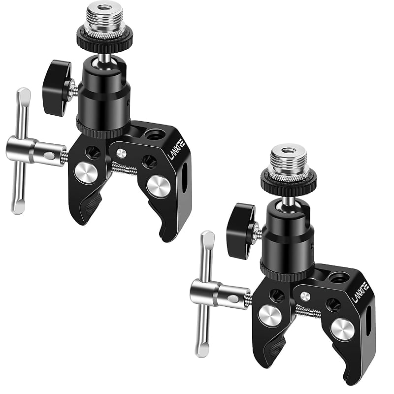 Super Clamp Mic Clip Microphone Holder With Ball Head And | Reverb
