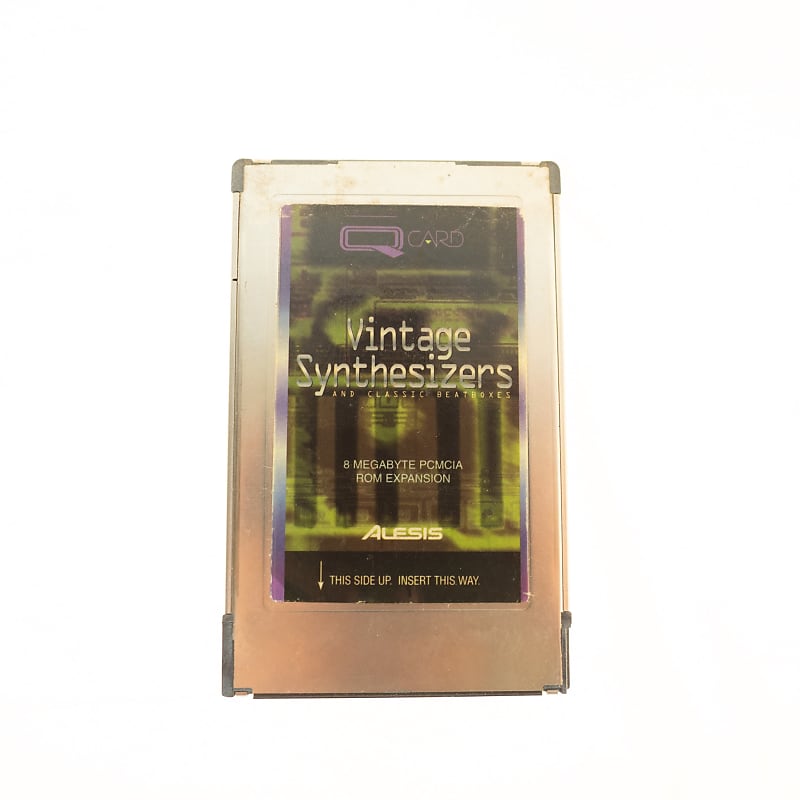 Alesis Vintage Synthesizers Q Card for QSR sythesizer | Reverb
