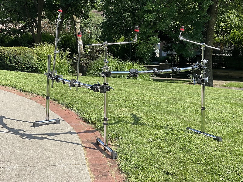 Gibraltar Curved 3 Sided Chrome Drum Rack 8 Multi Clamps | Reverb