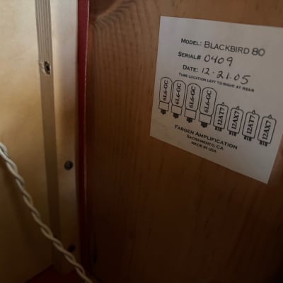 Fargen Blackbird 80 - 2005 | Reverb