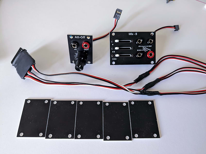 Pulp Logic Mix-B, Att-Off, & 5 Blank Panels - Black | Reverb Canada