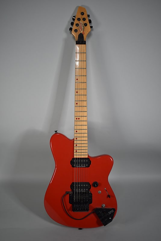 1990s Samick TV Twenty w/ Roland GK-2A MIDI Synth Pickup Red | Reverb