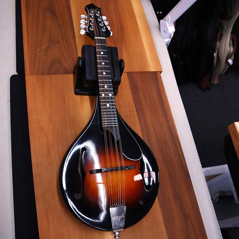 Rigel Mandolin A-Style, A+ Model w/Tolex Fitted Case | Reverb