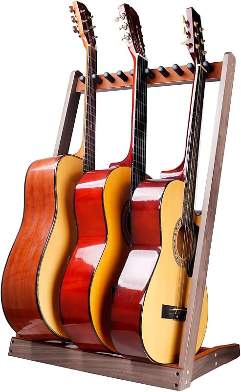 Guitar Stand, Wooden Multiple Guitar Stands,Guitar Display | Reverb