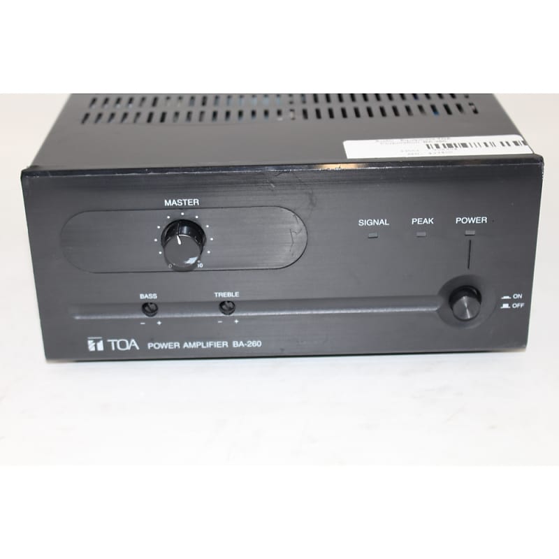 TOA Corporation BA-260 Power Amplifier - Black - Tested | Reverb
