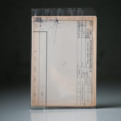 Rupert Neve original technical drawings for 5315 vintage | Reverb