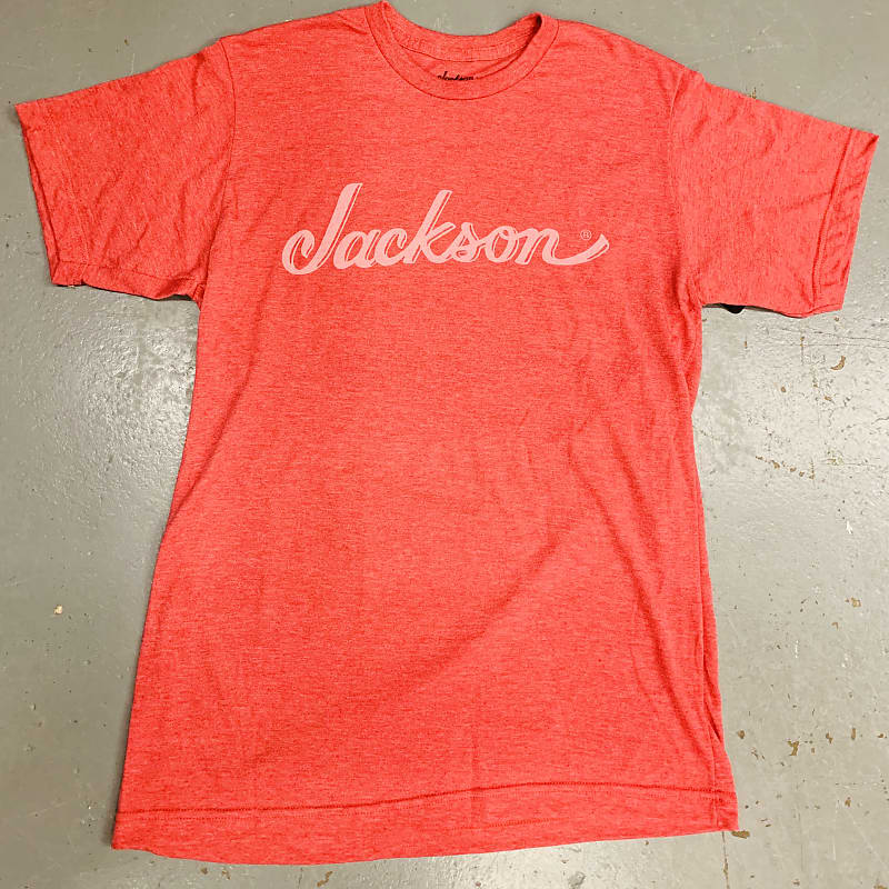 Jackson Logo Tee Heather Red Medium | Reverb