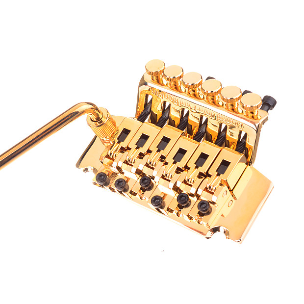 Gold Floyd Rose Double Locking Edge Style Guitar Tremolo | Reverb