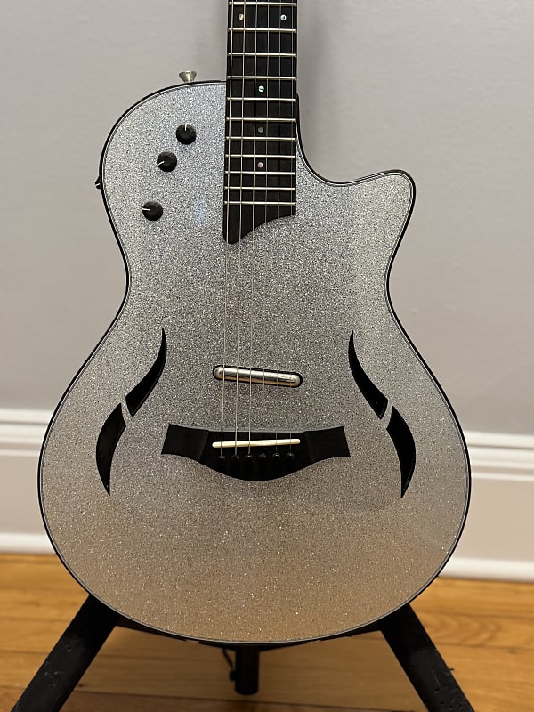 Taylor T5z Custom Limited Edition Silver Sparkle-Rare Find | Reverb