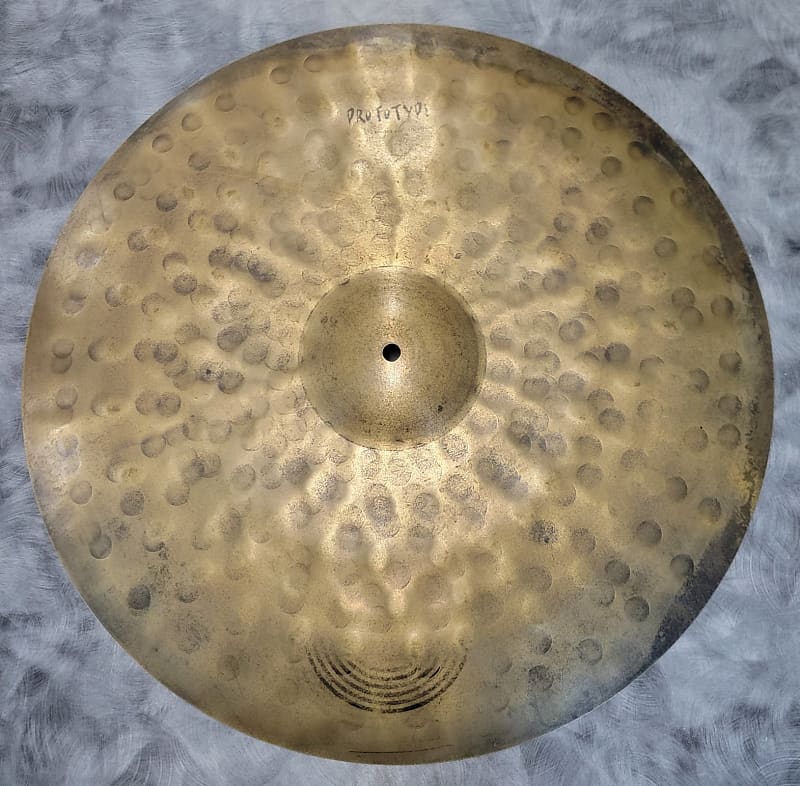 Sabian 22" Prototype Overhammered Raw Ride | Reverb