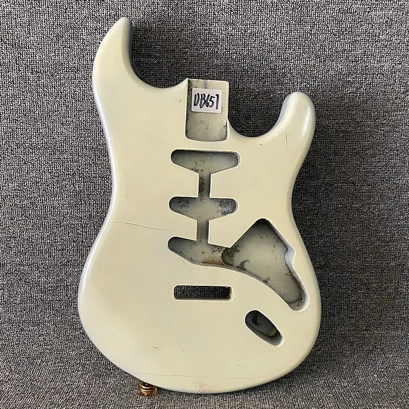 Cream Stratocaster Strat Style Guitar Basswood Body | Reverb
