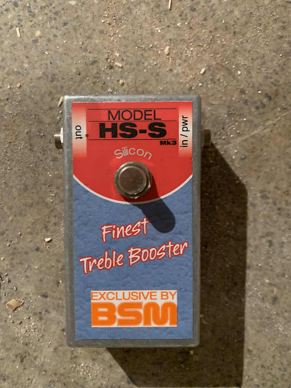 BSM Treble Booster HS-S Blue | Reverb UK