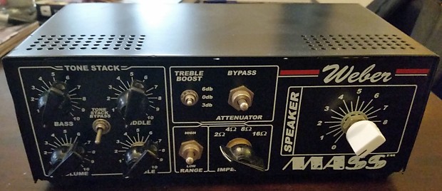 Weber MASS 100 (100W guitar amp attenuator) | Reverb