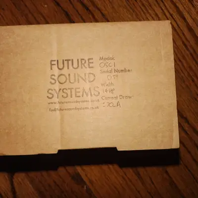 Future Sound Systems Osc1 Cyclical Engine Black | Reverb