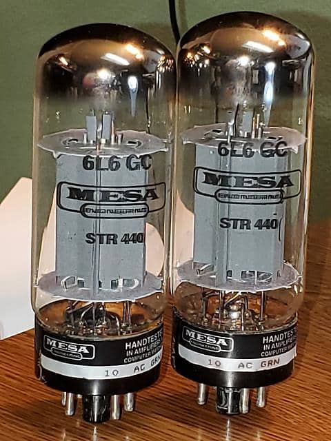 6L6GC Mesa Boogie Matched Pair (2) Tube Lot | Reverb