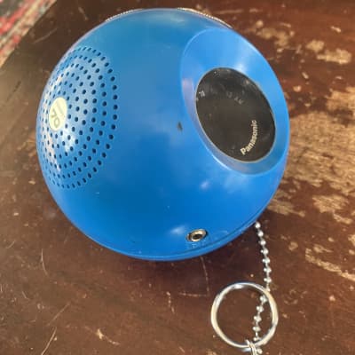 Panasonic Parapet 70 1970s Blue Transistor Ball AM Radio | Reverb