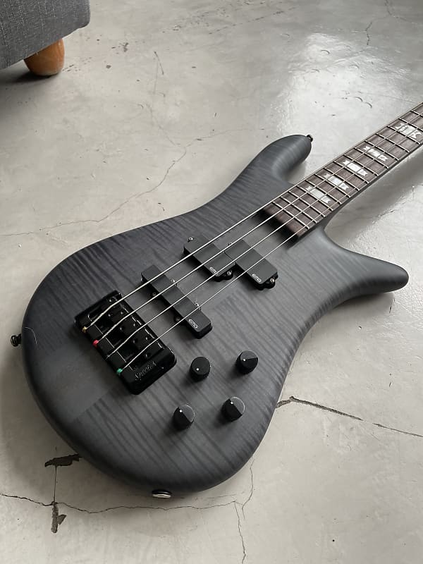 Spector Euro4 xl 2017 Trans Black Stain Matte | Reverb