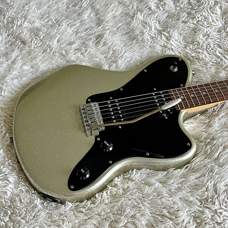 Fernandes Native Offset Gold Sparkle Electric Guitar | Reverb