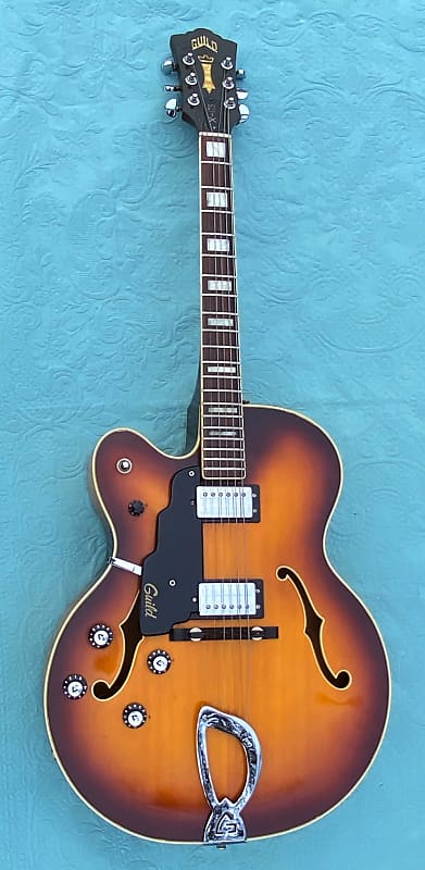 Guild X175-SB LH Lefty 1978 - Sunburst | Reverb