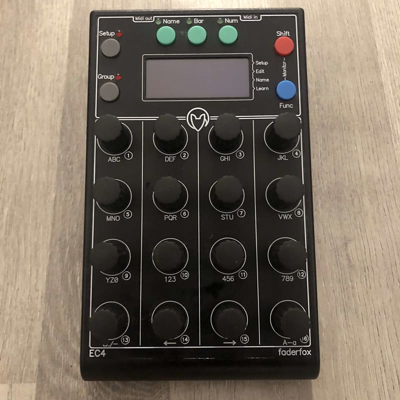 Faderfox EC4 - Encoder Controller 2022 - Black | Reverb UK