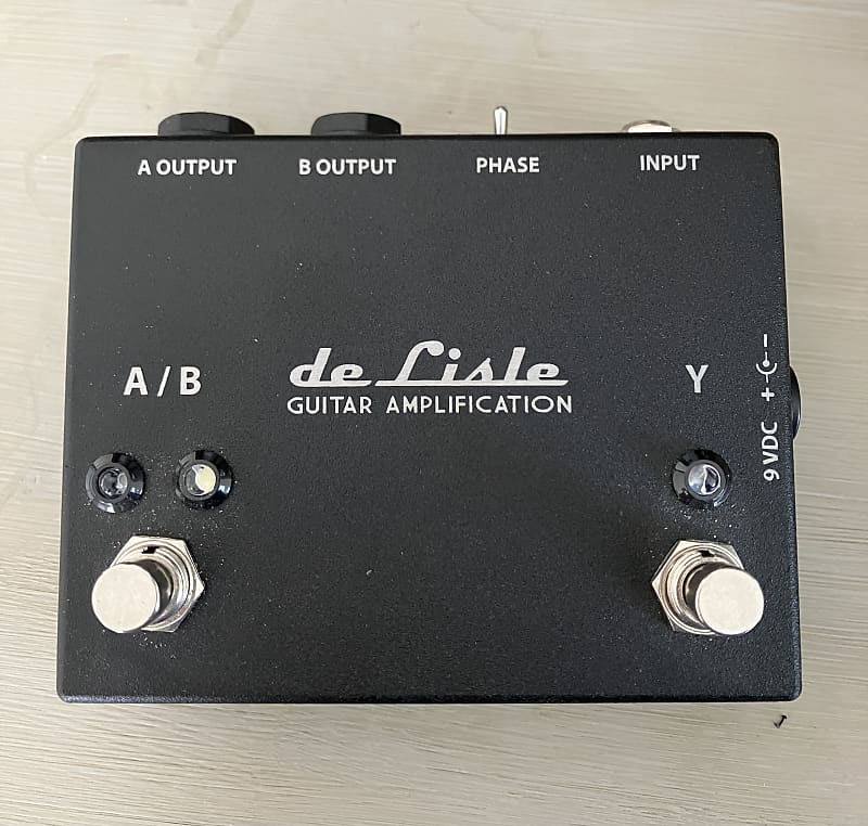 de Lisle ABY Isolated Amp Selector Switch 2022 - Black | Reverb