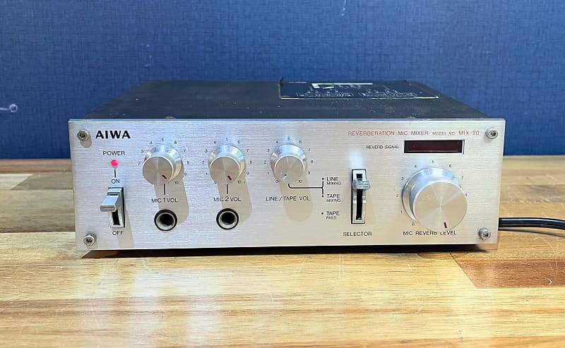 Aiwa MIX-20 Vintage BBD Echo Effects / Analog Mixer Mic | Reverb