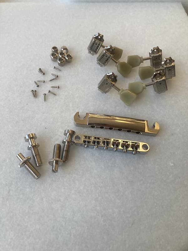 1 set Gibson / Epiphone B2 tune o'matic and tailpieces guitar | Reverb