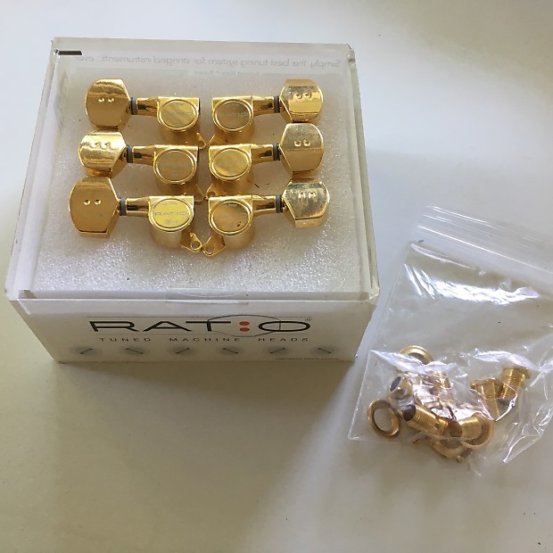 Graph Tech Ratio Acoustic 3+3 Gold Tuning Machines | Reverb