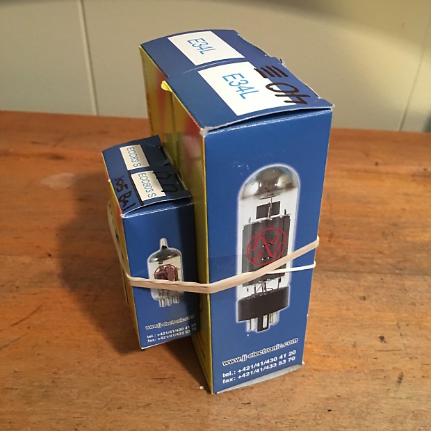 JJ Eurotubes – E34L Power Tubes (Matched Pair); Pre-Amp Tubes | Reverb