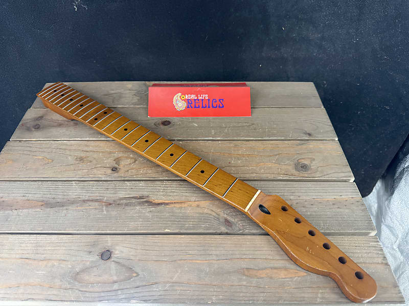 Real Life Relics Roasted Maple Telecaster® Style Neck 22 | Reverb