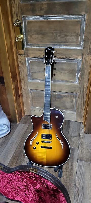 Taylor T-3 2020 Vintage Sunburst | Reverb