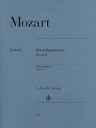 Wolfgang Amadeus Mozart String Quintets Volume Ii Parts | Reverb