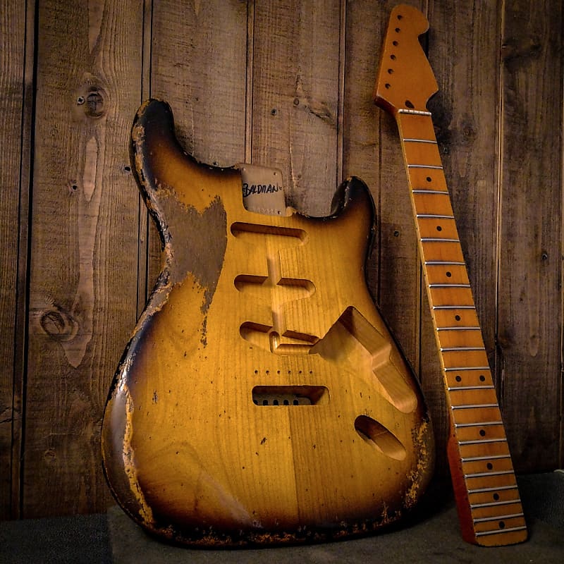 #202224 :: [RESERVED!] :: Baldman's Relic Stratocaster guitar | Reverb
