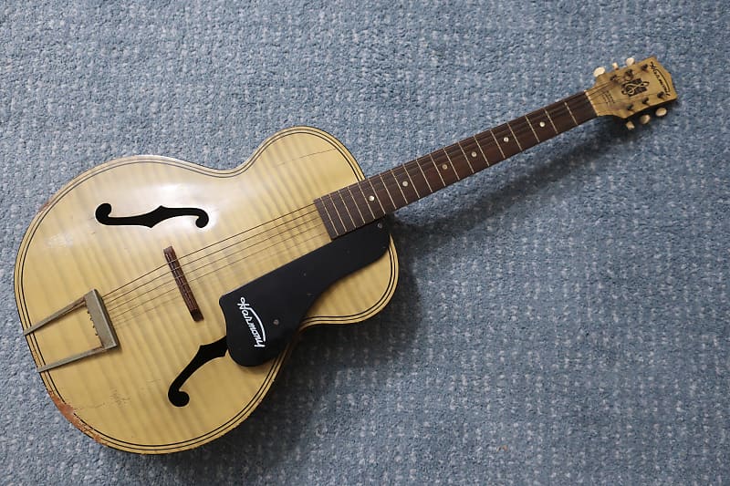 Vintage 1950s Harmony Blonde Acoustic Guitar Project | Reverb