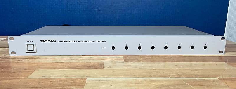 Tascam LA-80 8ch Unbalanced to Balanced Line Converter RCA | Reverb UK