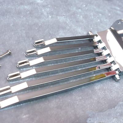 WELL MADE FINGER STYLE TAILPIECE FOR ARCHTOP GUITAR - CHROME | Reverb