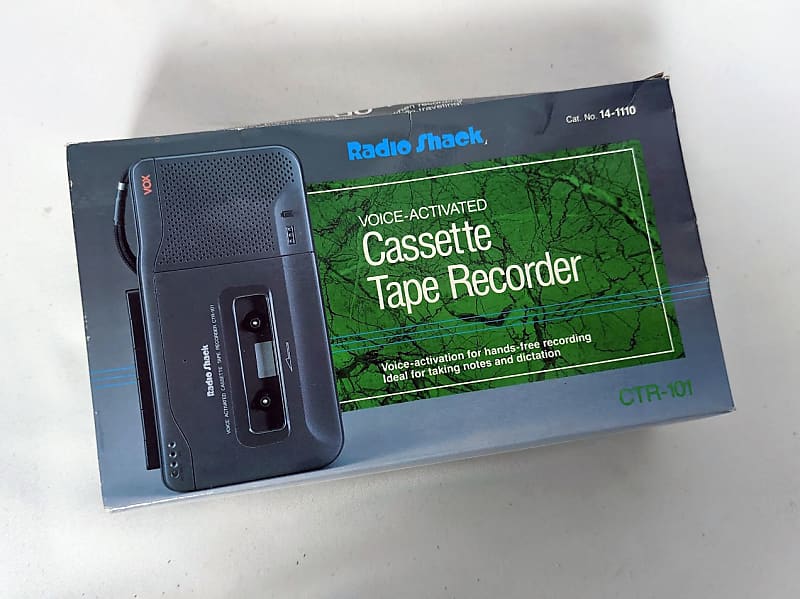 Radio Shack CTR-101 / 14-1110 Voice Activated Cassette Tape | Reverb