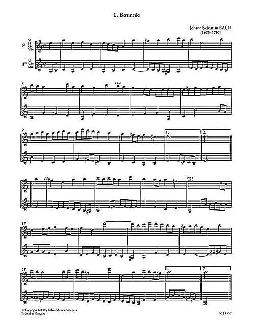 Advanced Level Duos Score Parts | Reverb