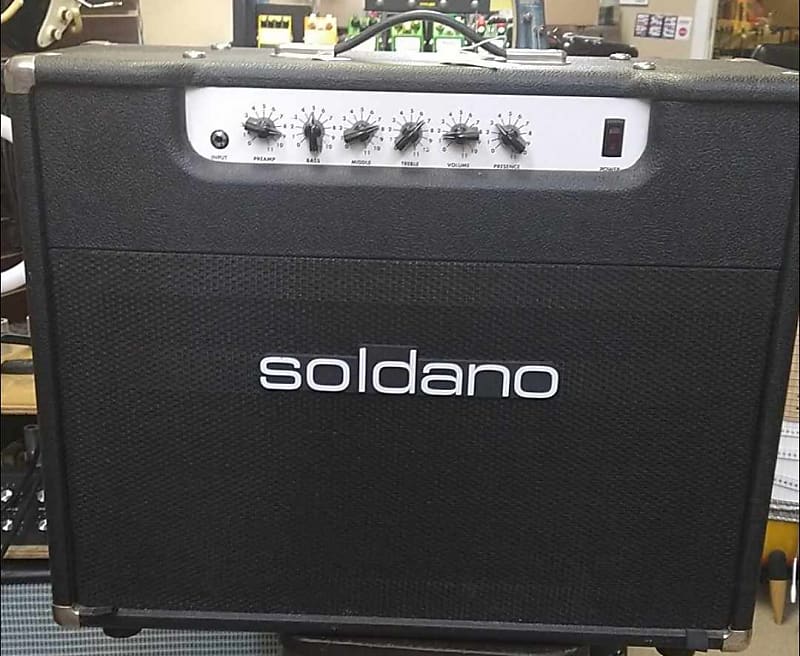 USED Soldano Atomic 16 2 12" Combo Amp - Black Tolex | Reverb
