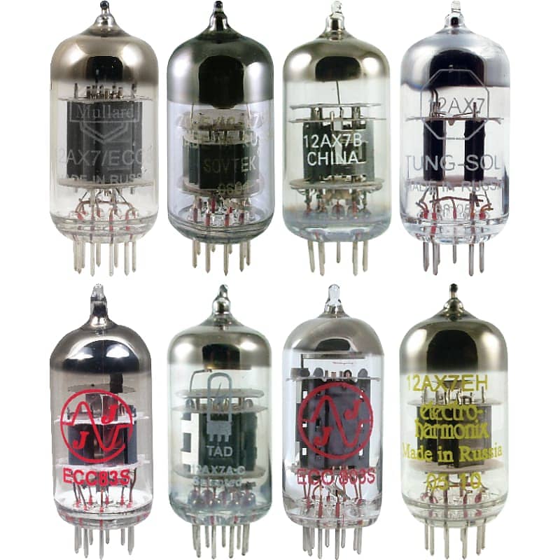 Vacuum Tube Set - 12AX7 Sampler, 8 total tubes | Reverb