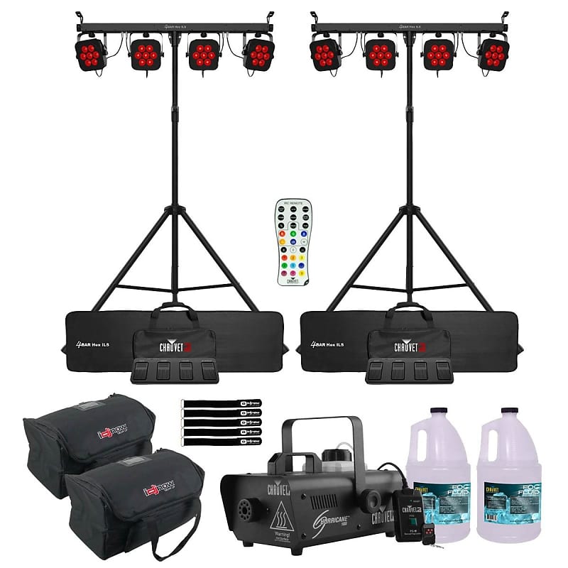 Chauvet DJ 4BAR Hex ILS 6-in-1 RGBAW+UV LED Wash Lighting | Reverb