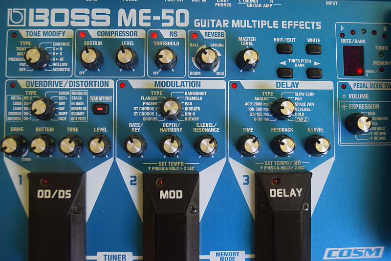 Boss ME50 Multi-effects processor | Reverb