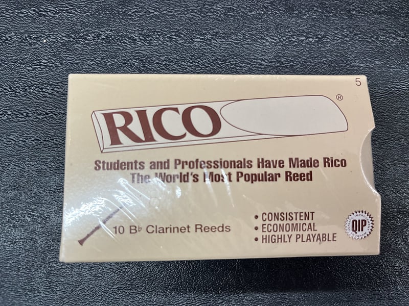 Vintage Rico Bb Clarinet Reeds 5 (Box 10) | Reverb