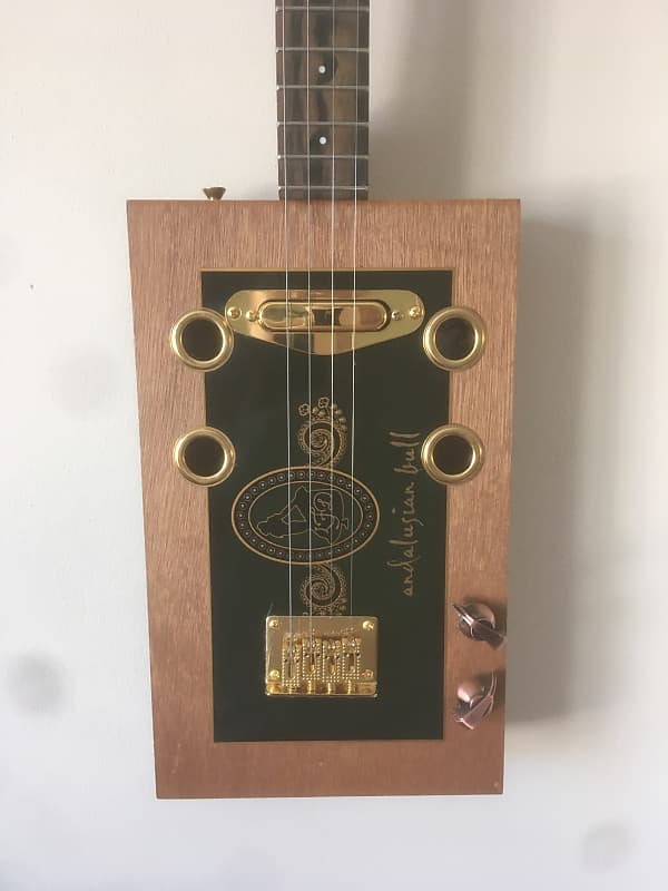 4 string Cigar Box Guitar by The English Guitar Company | Reverb