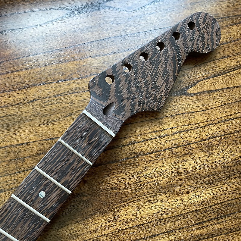 Wenge Strat Neck fits fender Stratocaster body 22 frets | Reverb