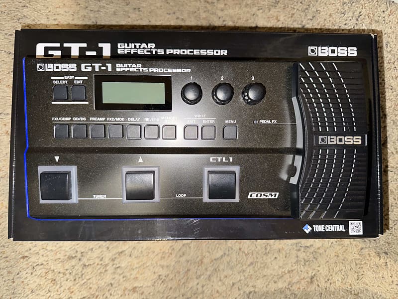 Boss GT-1 Guitar Effects Processor 2016 - Present - Black | Reverb