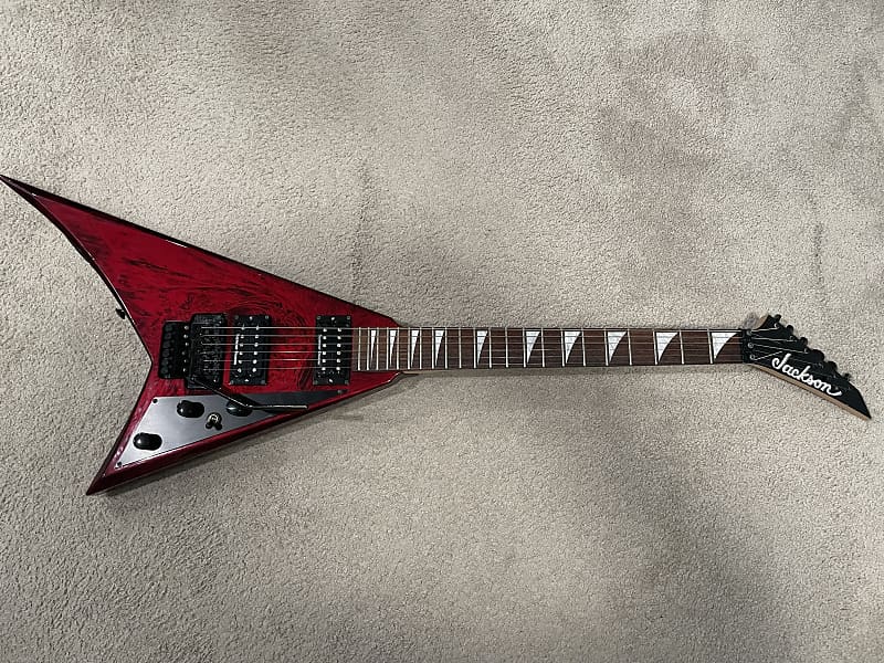 Jackson RR3 Pro Made In Japan 1998 - Crimson Swirl | Reverb